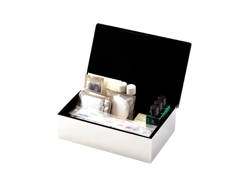 Vanity Amenity Box with Black Velvet | WNK - First In Food Service